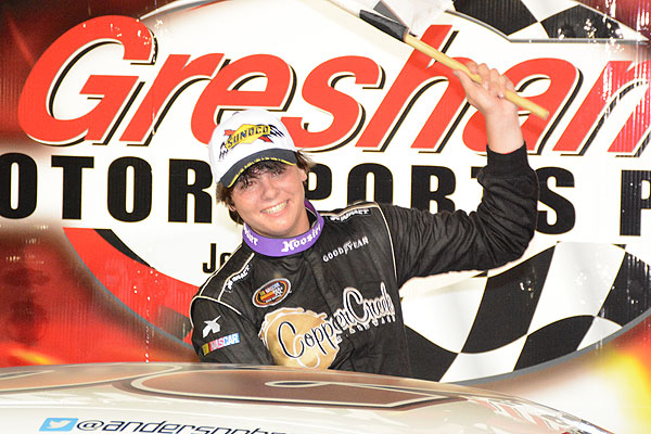 Anderson Bowen Wins the Sunoco 125 at Gresham Motorsports Park ...