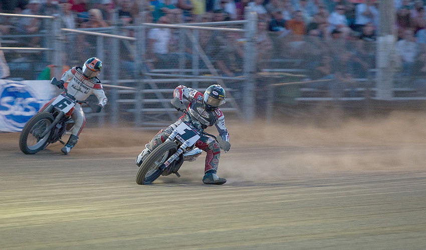 American Flat Track Hits The Pea Gravel For The Lima Half-Mile ...